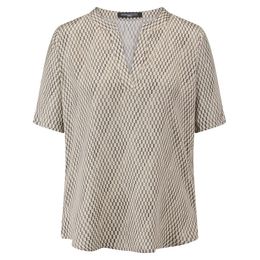Fadenmeister Berlin - Bluse mit Rundhals-Ausschnitt, beige, Gr. 36 / S
