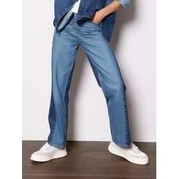 DAY.LIKE - Wide Fit-Jeans, denim, Gr. 19 - Baumwolle