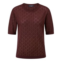 Fadenmeister Berlin - Rundhals-Pullover mit Seide, rot, Gr. 40 / M - Baumwolle