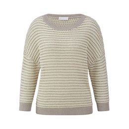St. Emile - Rundhals-Pullover, beige, Gr. 38 / S
