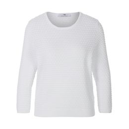 Peter Hahn - Rundhals-Pullover aus 100% SUPIMA -Baumwolle, weiss, Gr. 40 / M - Baumwolle