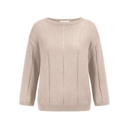 Peter Hahn - Rundhals-Pullover aus 100% SUPIMA -Baumwolle, beige, Gr. 42 / M - Baumwolle