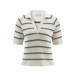 Riani - Polo-Pullover, weiss, Gr. 38 / S - Baumwolle