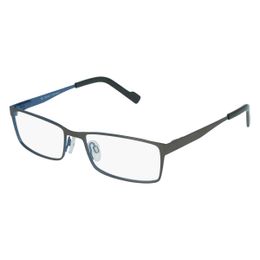 Fielmann 2150 FLEX CL Brille Herren | Fassung: Vollrand, Quadratisch, Gun Blau