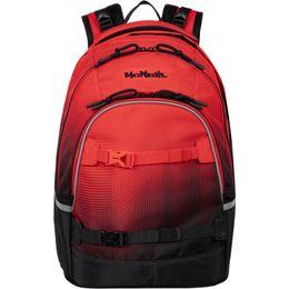Schulrucksack McNeill "Milo", Kinder, Gr. B/H/T: 30cm x 43cm x 23cm, cranberry, Polyester, Rucks&auml;cke Schulrucksack