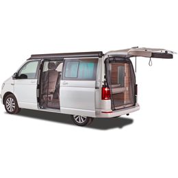 Mayr Van Schiebet&uuml;renmoskitonetz mit Rei&szlig;verschluss geeignet f&uuml;r VW T5 / T6 / T6.1 mit Maschenweite Fine-mesh f&uuml;r Fahrerseite links - Insektenabwehr &