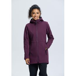 Icepeak Damen Outdoorjacke "Icepeak Softshell jacke Alamosa"lavendel, Gr. 44, 100% Polyester, Jacken