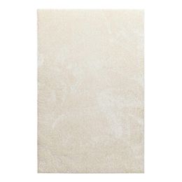 Teppich HOMIE LIVING "Flavio", beige (creme wei&szlig;), B:160cm H:30mm L:225cm, Polypropylen, Teppiche, Teppich, Hochflor, gewebt, weich, uni, Wohnzimmer, Schlafzimmer, waschbar