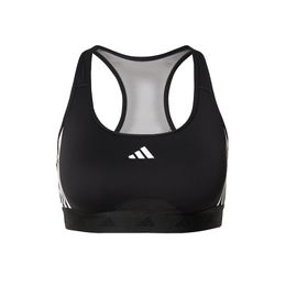 adidas Performance Sports Bra 'Powerreact Hyperglam' female Black size XL A-B