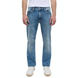 Straight-Jeans Mustang "Tramper Straigt", Herren, Gr. 33, L&auml;nge 36, medium middle 583, Denim/Jeans, Obermaterial: 99% Baumwolle, 1% Elasthan, straight fit, Jeans Straight-Jeans