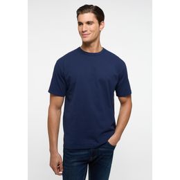 T-Shirt Eterna, Herren, Gr. L, navy, 100% Baumwolle (davon 20% recycelt), l&auml;ssig geschnitten, Shirts T-Shirt