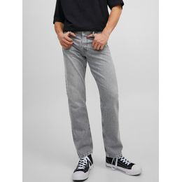 Jack & Jones PlusSize Loose-fit-Jeans "JJICHRIS JJORIGNIAL MF 912 NOOS PLS", Herren, Gr. 48, L&auml;nge 32, grau (grau denim), Denim/Jeans, Obermaterial: 100% Baumwolle, JACK & JONES PLUSSIZE, Abriebeffekte, unifarben, loose fit kn&ouml;chellang, Jeans Loose-fit-Jeans