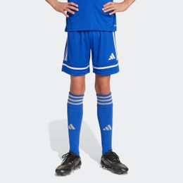 Trainingsshorts adidas Performance "SQUADRA 25 KIDS", Damen, Gr. 140, N-Gr, royal blau, royal blau, wei&szlig;,, Obermaterial: 100% Polyester, Hosen Trainingsshorts