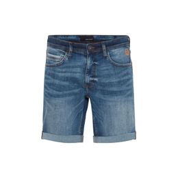 Jeansshorts Blend "Jeansshorts BHDenim", Herren, Gr. M, N-Gr, blau (denim middle blau), Obermaterial: 70% Baumwolle CO. 28% Polyester PES. 2% Elasthan EL., Jeans Jeansshorts