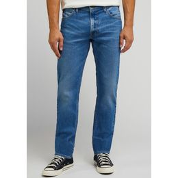 Regular-fit-Jeans Lee "DAREN ZIP FLY", Herren, Gr. 31, L&auml;nge 34, blau (indigo vintage), Denim/Jeans, Obermaterial: 95% Baumwolle, 2% Elasthan, 2% Elastomultiester, 1% sonstige Fasern, regular fit lang, Jeans Regular-fit-Jeans