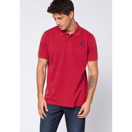 Poloshirt Lotto, Herren, Gr. 3XL (64/66), rot (rio rot), 100% Baumwolle, unifarben, normal, ohne Ausschnitt, Flachstrickb&uuml;ndchen, Shirts Poloshirt, - in hochwertiger Baumwoll-Piqu&eacute; Qualit&auml;t