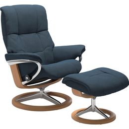 Relaxsessel stressless "Mayfair", blau (blau dinamica), B:79cm H:102cm T:73cm, Leder BATICK: BATICK ist ein leicht korrigiertes, durchgef&auml;rbtes und genarbtes M&ouml;belleder, bei dem die meisten Unebenheiten und Spuren in der Regel entfernt wurden.;Leder PALOMA: PALOMA ist ein durchgef&auml;rbtes Semianilin-M&ouml;belleder mit nat&uuml;rlicher Narbung.;ROHLEDER Stoff Q2 FARON: Ein fester zuverl&auml;ssiger Boucl&eacute; mit eine