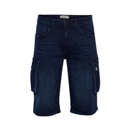 Cargojeans 11 Project "Cargoshorts PRNordin", Herren, Gr. L, N-Gr, blau (denim dunkelblau), Obermaterial: 98% Baumwolle CO. 2% Elasthan EL., Jeans Cargojeans