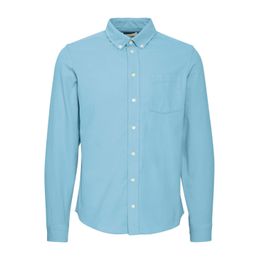 Langarmhemd Casual Friday "Langarmhemd CFAton", Herren, Gr. 3XL, N-Gr, blau (dusk blau), Obermaterial: 100% Baumwolle CO., Hemden Langarmhemd