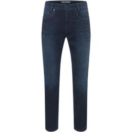 Slim-fit-Jeans MAC "Arne-Pipe light", Herren, Gr. 31, L&auml;nge 32, tiefblau od schwarz, Denim/Jeans, Obermaterial: 88% Baumwolle, 9% Elastomultiester, 3% Elasthan, figurbetont kn&ouml;chellang, Jeans Slim-fit-Jeans, schmaler figurbetonender Schnitt