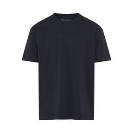 Marc O'Polo T-Shirt MARC O'POLO, Herren, Gr. XL, schwarz navy, Obermaterial: 100% Baumwolle, Rundhals, Shirts T-Shirt, relaxed fit aus schwerem Bio-Baumwoll-Jersey
