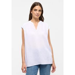 Shirtbluse Eterna "LOOSE FIT", Damen, Gr. 46, wei&szlig;, 38% Leinen, 62% Lyocell, Blusen Shirtbluse