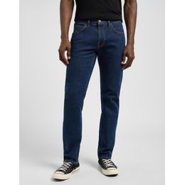 Regular-fit-Jeans Lee "DAREN ZIP FLY", Herren, Gr. 34, L&auml;nge 30, blau (schwarz ocean), Denim/Jeans, Obermaterial: 98% Baumwolle, 2% Elasthan, regular fit lang, Jeans Regular-fit-Jeans
