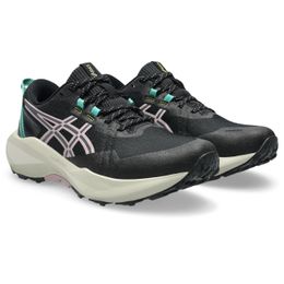 Trailrunningschuh asics "GEL-VENTURE 11", Damen, Gr. 40,5, schwarz, morganite, Synthetik, Schuhe Trailrunningschuh, mit profiliertem Gummi-Laufsohlenprofil, mit AMPLIFOAM PLUS D&auml;mpfung