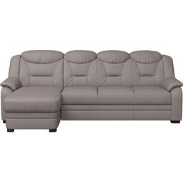 Ecksofa COTTA "Marcus L-Form", beige (sand), B:257cm H:99cm T:162cm, 64% Polyurethan, 25% Polyester, 11% Baumwolle, Sofas, Ecksofa, wahlweise mit Bettfunktion