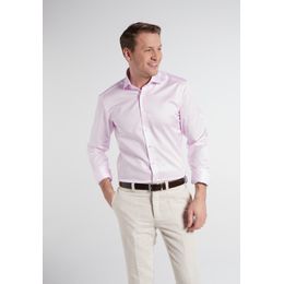 Langarmhemd Eterna "SLIM FIT", Damen, Gr. 38, Normalgr&ouml;&szlig;en, rosa, Twill, 100% Baumwolle, schmal, Manschette, Hemden Langarmhemd, NON IRON (b&uuml;gelfrei)