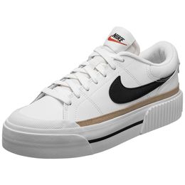 Nike Sportswear Sneaker 'Court Legacy Lift' Damen Gr&ouml;&szlig;e 38.5 creme / schwarz / wei&szlig;