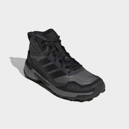 Wanderschuh adidas terrex "TERREX EASTRAIL 3 MID CLIMAPROOF", Herren, Gr. 44,5, grau four, core schwarz, carbon, Synthetik, Textil, Schuhe Wanderschuh, wasserdicht