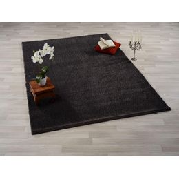 Hochflor-Teppich "Solo" Gr. 3, braun (quarz), B:133cm H:30mm L:190cm, Kunstfaser, Gallery M BRANDED BY MUSTERRING, Teppiche, Hochflor-Teppich, besonders weich durch Microfaser, Wohnzimmer