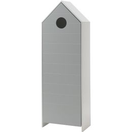 Kleiderschrank Vipack "Casami, mit Soft-Close, viel Stauraum, TOP modern", grau (wei&szlig;, grau), B:57,6cm H:171,3cm T:37cm, Holzwerkstoff, Schr&auml;nke, Kleiderschrank, als Kleider-/W&auml;scheschrank nutzbar, universell einsetzbar