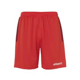 Uhlsport Sportshorts Jungen Gr&ouml;&szlig;e 152 rot / bordeaux / wei&szlig;