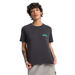 T-Shirt Quiksilver "Standard", Damen, Gr. L, tarmac, Obermaterial: 100% Walkfrottier;, Shirts T-Shirt