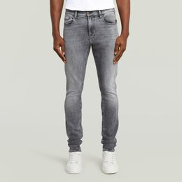 G-Star Raw 5-Pocket-Jeans G-STAR "GS-Revend FWD Skinny", Herren, Gr. 36, L&auml;nge 34, faded shadow grau, Denim/Jeans, Obermaterial: 94% Baumwolle, 5% Elastomultiester, 1% Elasthan, skinny fit normal, Jeans 5-Pocket-Jeans, in schmaler Passform