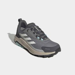 Wanderschuh adidas terrex "TERREX ANYLANDER RAIN.RDY", Damen, Gr. 40,5, grau three, sanftes wei&szlig;, grau two, Textil, Schuhe Wanderschuh, wasserdicht