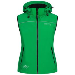 Funktionsweste DEPROC Active "NIGEL PEAK VEST", Damen, Gr. 40 (M), gr&uuml;n, 96% Polyester; 4% Elasthan, Westen Funktionsweste