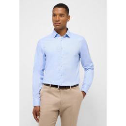 Langarmhemd Eterna "SLIM FIT", Damen, Gr. 44, Normalgr&ouml;&szlig;en, blau (hellblau), 100% Baumwolle, schmal, Manschette, Hemden Langarmhemd, NON IRON (b&uuml;gelfrei)