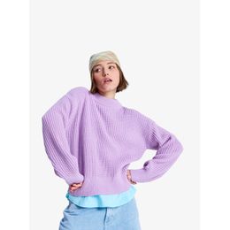 Sweatshirt Roxy "COMING HOME AGAIN", Damen, Gr. M (38), crocus petal, Obermaterial: 100% Polyacryl, Rundhals, Sweatshirts Sweatshirt