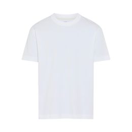 Marc O'Polo T-Shirt MARC O'POLO, Herren, Gr. L, wei&szlig;, Obermaterial: 100% Baumwolle, Rundhals, Shirts T-Shirt, relaxed fit aus schwerem Bio-Baumwoll-Jersey