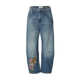 JOOP! Jeans Jeans 'Elsa' Damen Gr&ouml;&szlig;e 25 blue denim / pueblo / rot / schwarz