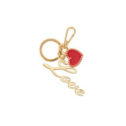 Love Moschino Schl&uuml;sselanh&auml;nger Damen Gr&ouml;&szlig;e One Size gold / rot