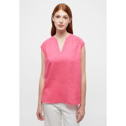 Shirtbluse Eterna "LOOSE FIT", Damen, Gr. 44, magnolia, 38% Leinen, 62% Lyocell, Blusen Shirtbluse