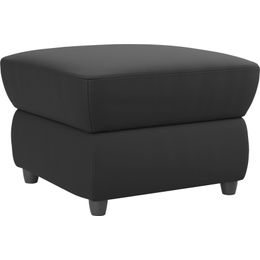 Hocker Home Affaire "Boston", schwarz, B:68cm H:45cm T:68cm, 64% Polyurethan, 25% Polyester, 11% Baumwolle, Hocker, Hocker, mit Stauraum