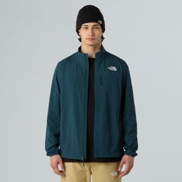 Windbreaker The North Face "Nimble", Herren, Gr. XL, deep cypress, Obermaterial: 90% Polyester, 10% Elasthan, mit Gummizug, Jacken Windbreaker, sportlicher Stil, atmungsaktiv, leichtes Softshellmaterial