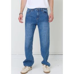 Loose-fit-Jeans Denim Project, Herren, Gr. 34, L&auml;nge 32, blau (blau denim wash), Denim/Jeans, Obermaterial: 100% Baumwolle, loose fit lang, Jeans Loose-fit-Jeans, in blauer Waschung