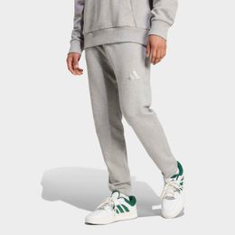Sporthose adidas Sportswear "M A SZN FT R PT", Herren, Gr. L, N-Gr, grau (medium grau heather), Obermaterial: 100% Baumwolle, Hosen Sporthose