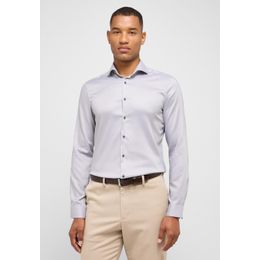 Langarmhemd Eterna "SUPER SLIM", Herren, Gr. 38, Normalgr&ouml;&szlig;en, grau, 40% cotton, 4% Elasthan, 56% Lyocell, schmal, Manschette, Hemden Langarmhemd, EASY IRON (b&uuml;gelleicht)